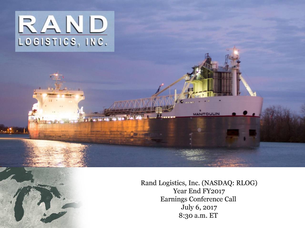 Rand Logistics, Inc. 2017 Q4 - Results - Earnings Call Slides (OTCMKTS ...