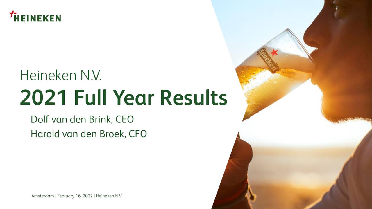 Heineken N.V. 2021 Q4 - Results - Earnings Call Presentation (OTCMKTS ...