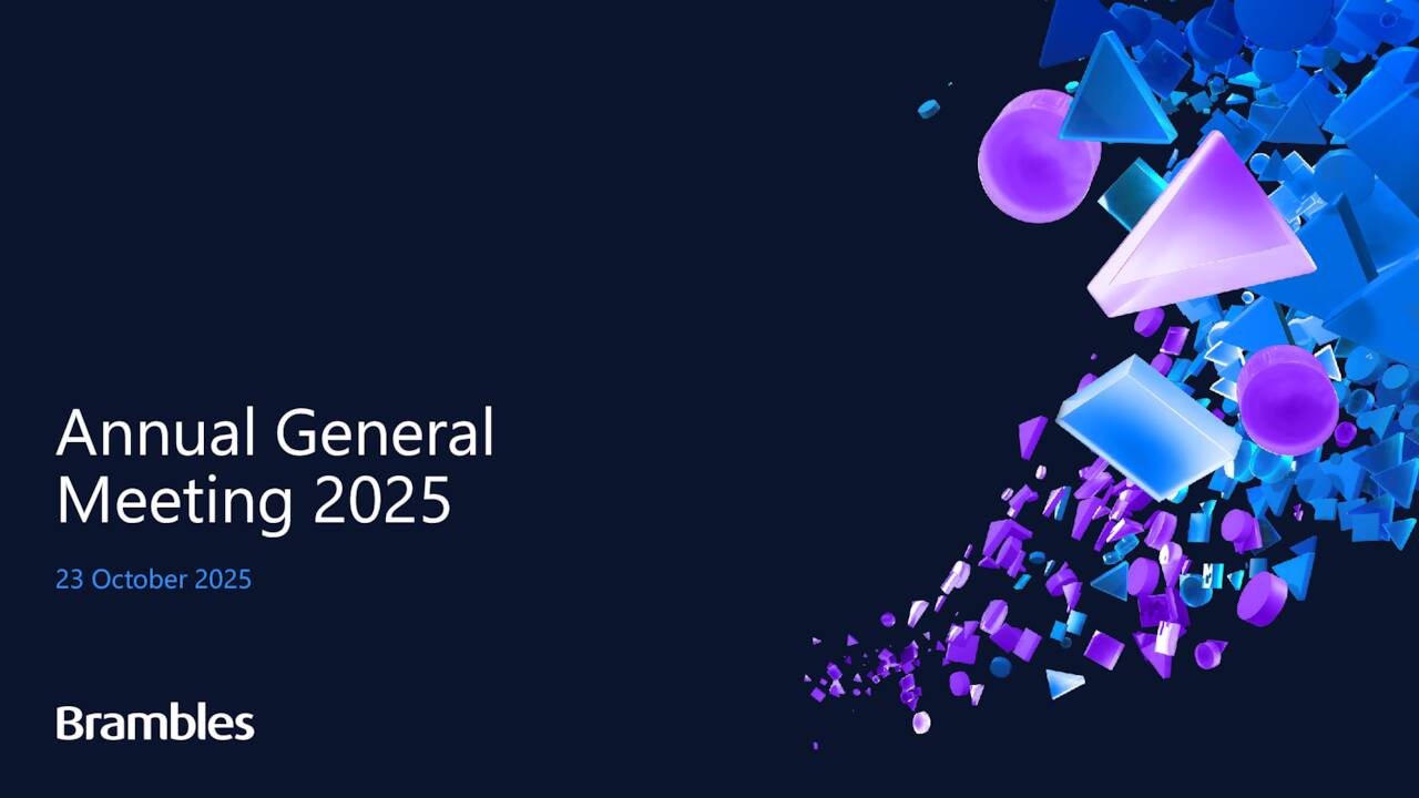 Brambles Limited (BXBLY) Shareholder/Analyst Call - Slideshow (OTCMKTS ...