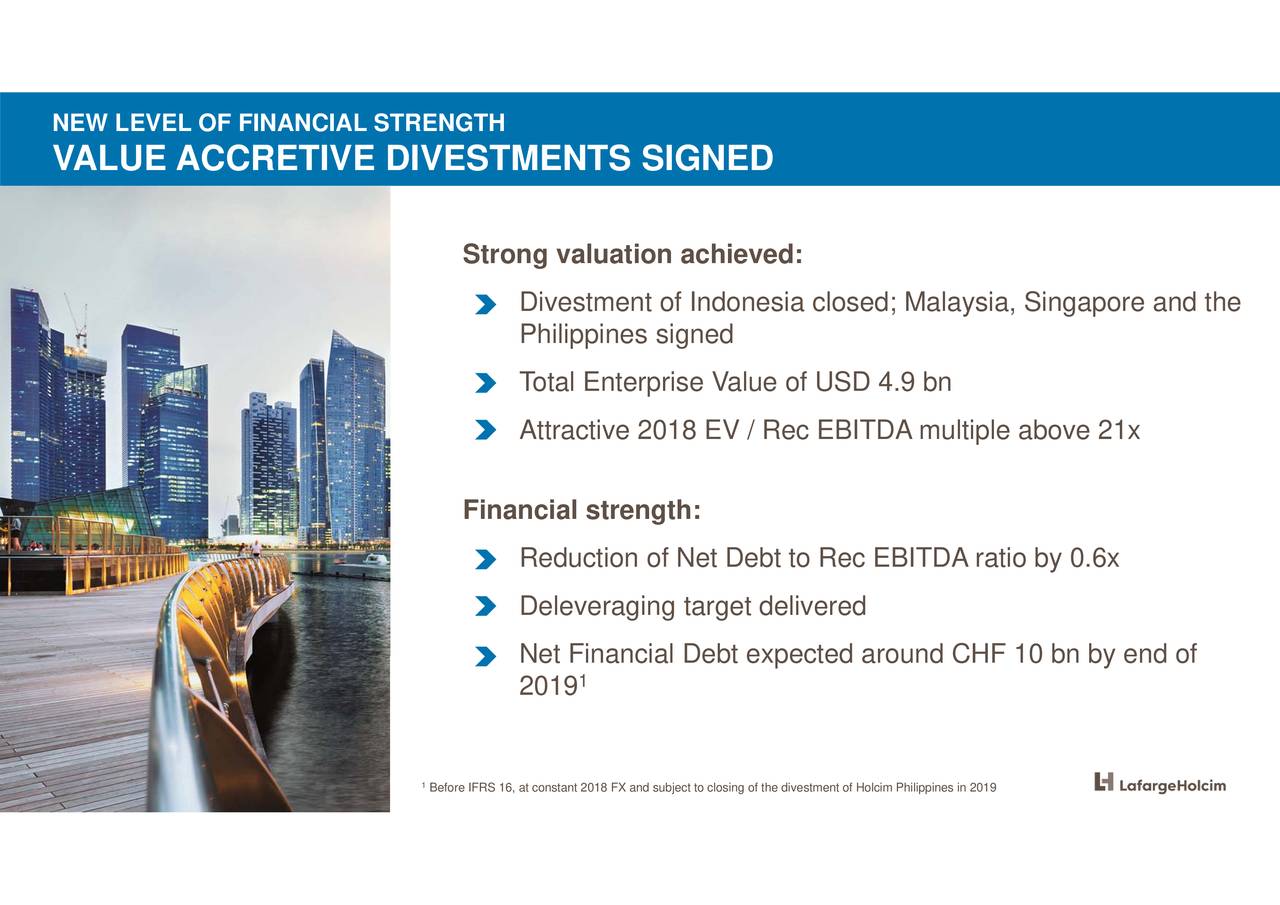 LafargeHolcim Ltd 2019 Q1 - Results - Earnings Call Slides (OTCMKTS ...