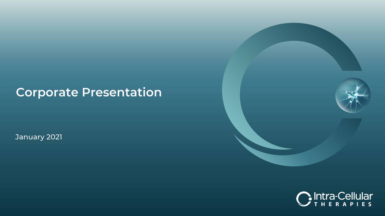 Intra-Cellular Therapies (ITCI) Investor Presentation - Slideshow ...