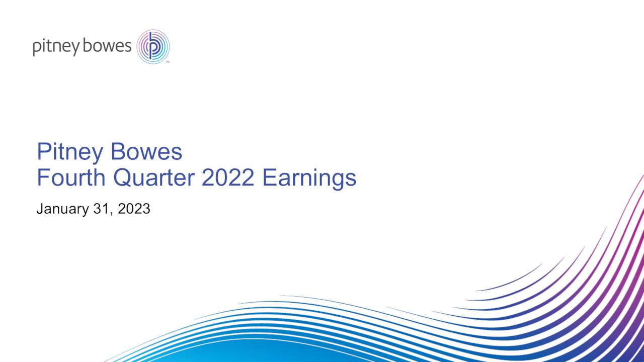 Pitney Bowes Inc. 2022 Q4 - Results - Earnings Call Presentation (NYSE ...