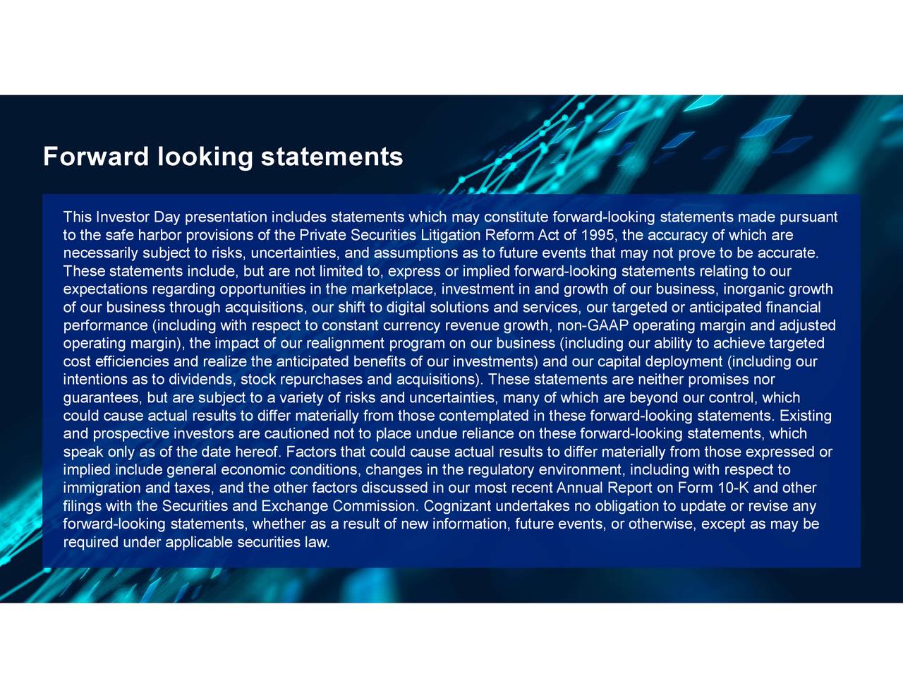 Cognizant Technology Solutions (CTSH) Investor Presentation - Slideshow ...