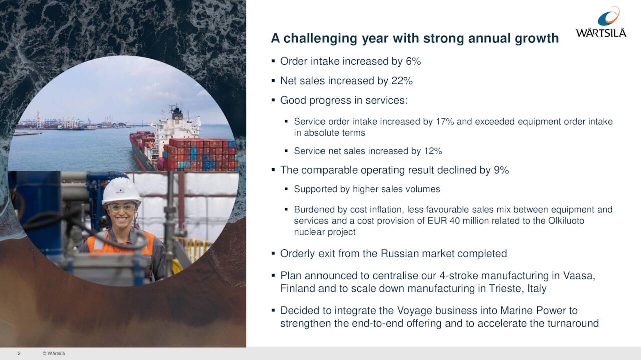Wärtsilä Oyj Abp 2022 Q4 - Results - Earnings Call Presentation ...