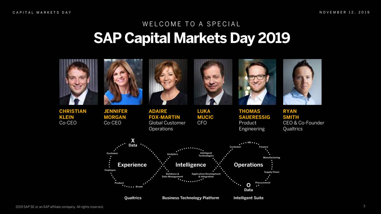 SAP (SAP) Investor Presentation - Slideshow (NYSE:SAP) | Seeking Alpha