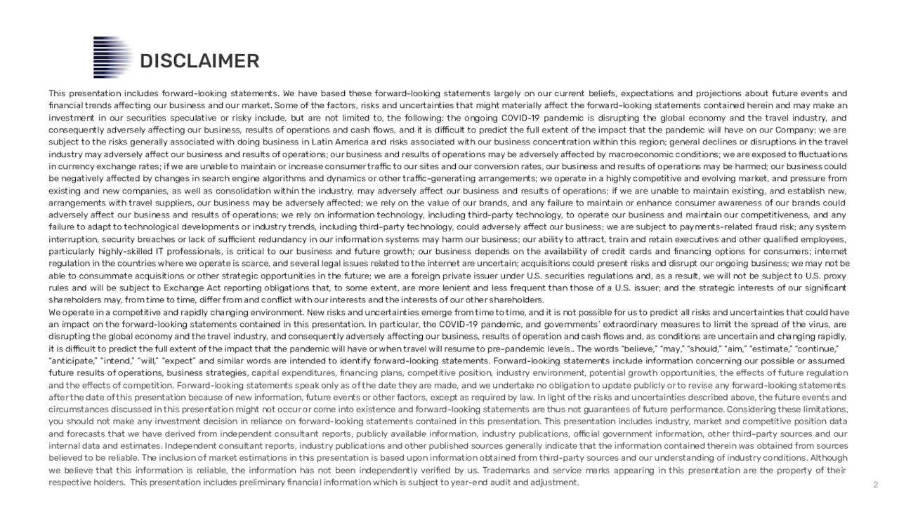 Despegar.com, Corp. 2022 Q3 - Results - Earnings Call Presentation ...