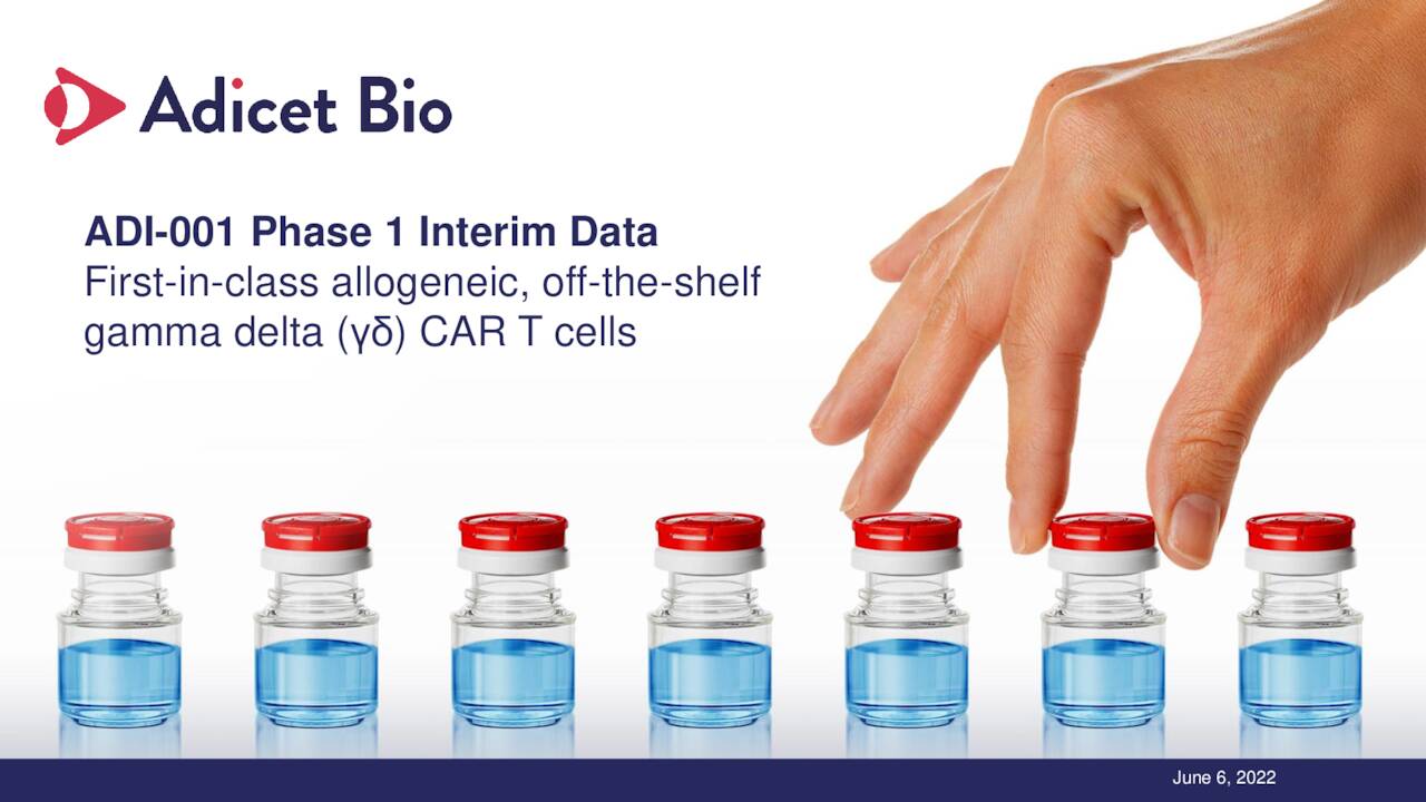 Adicet Bio (ACET) presents at ASCO 2022 - Slideshow (NASDAQ:ACET ...