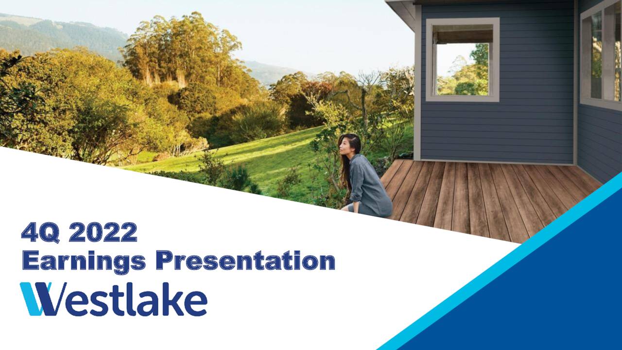 Westlake Corporation 2022 Q4 - Results - Earnings Call Presentation (NYSE:WLK) | Seeking Alpha