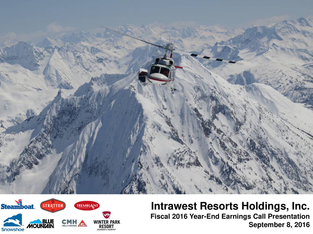 Intrawest Resorts Holdings, Inc. 2016 Q4 - Results - Earnings Call ...