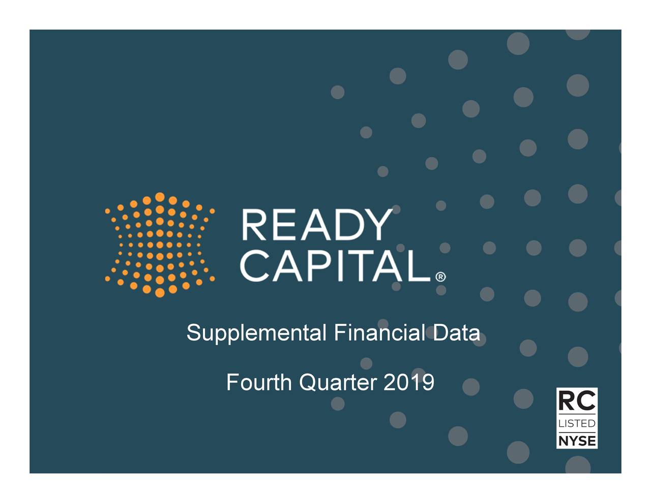 Ready Capital Corporation 2019 Q4 - Results - Earnings Call ...