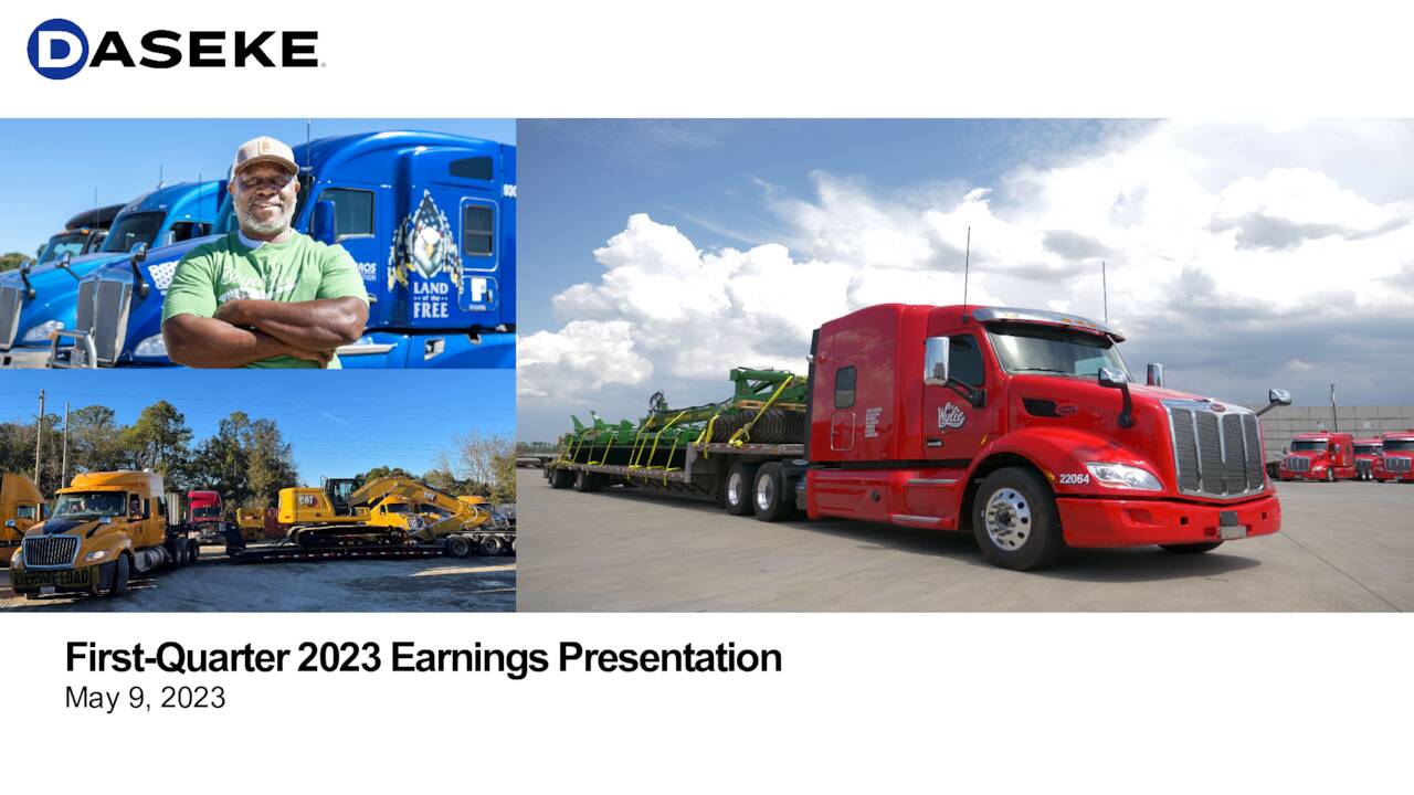 Daseke, Inc. 2023 Q1 - Results - Earnings Call Presentation (NASDAQ ...