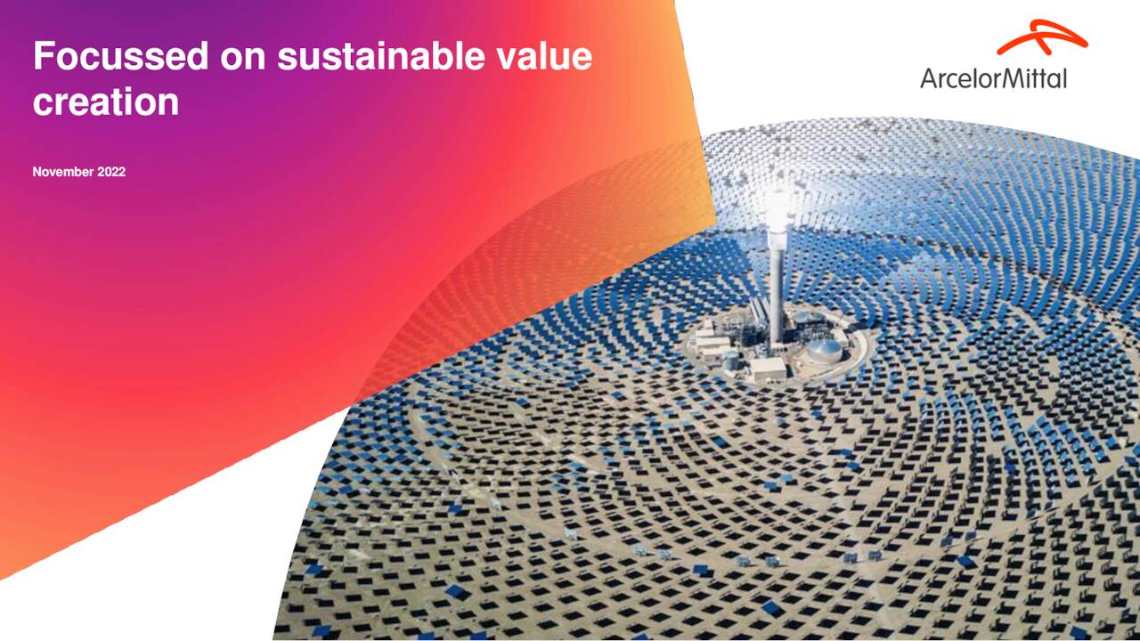 ArcelorMittal (MT) Investor Presentation- Slideshow (NYSE:MT) | Seeking ...