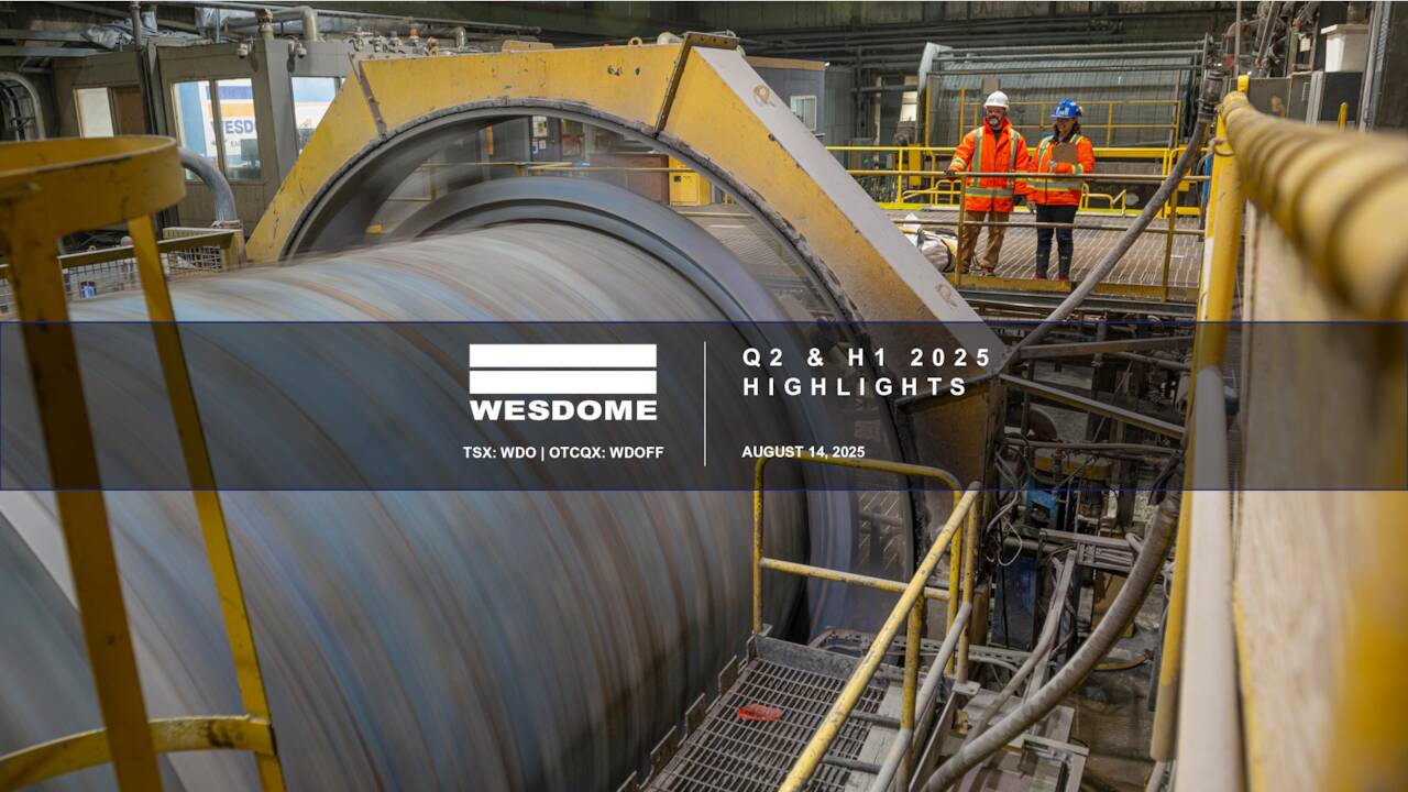 Wesdome Gold Mines Ltd. 2025 Q2 - Results - Earnings Call Presentation ...