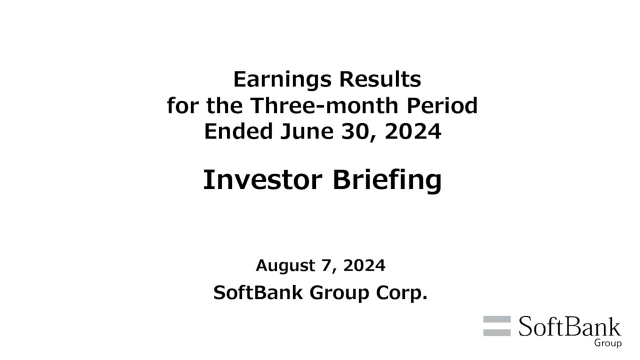 SoftBank Group Corp. 2024 Q1 - Results - Earnings Call Presentation ...