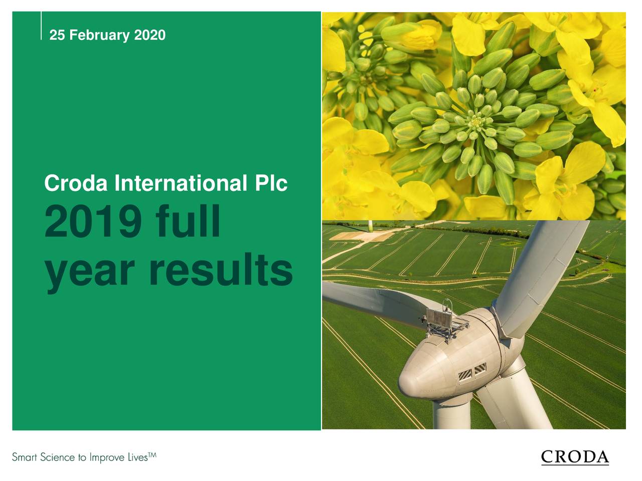 Croda International Plc 2019 Q4 - Results - Earnings Call Presentation ...