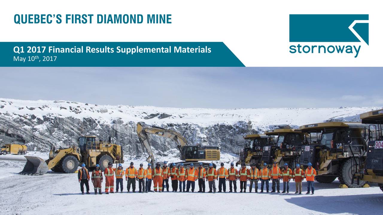 Stornoway Diamond Corp. 2017 Q1 - Results - Earnings Call Slides ...