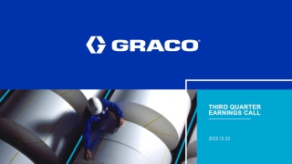 Graco Inc. 2025 Q3 - Results - Earnings Call Presentation (NYSE:GGG ...