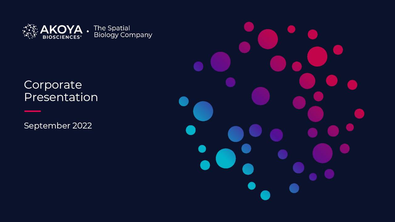 Akoya Biosciences (AKYA) Investor Presentation - Slideshow (NASDAQ:AKYA ...