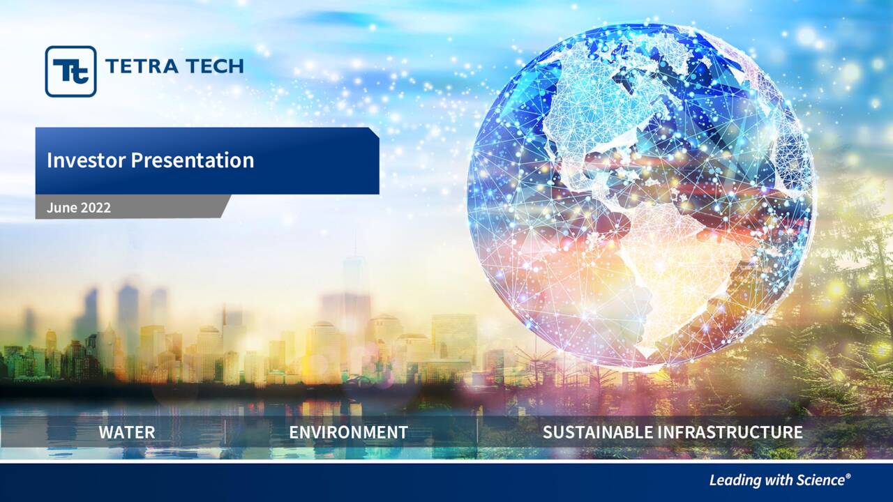 Tetra Tech (TTEK) Investor Presentation - Slideshow (NASDAQ:TTEK ...