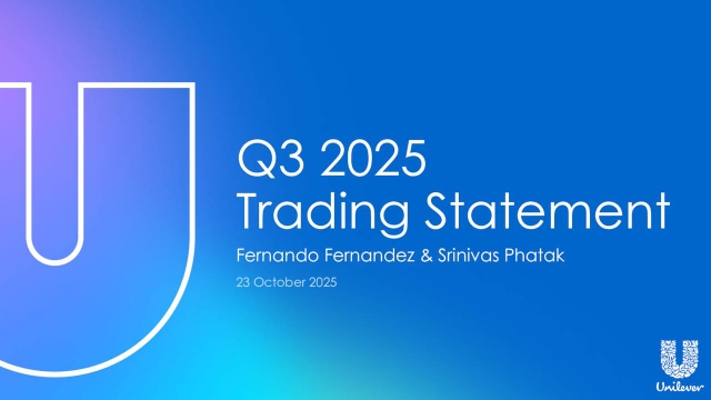 Unilever PLC (UL) Q3 2025 Sales/ Trading Statement Call - Slideshow ...