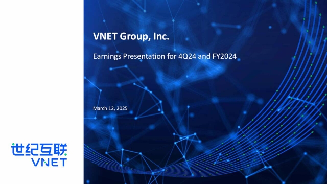VNET Group, Inc. 2024 Q4 - Results - Earnings Call Presentation (NASDAQ ...
