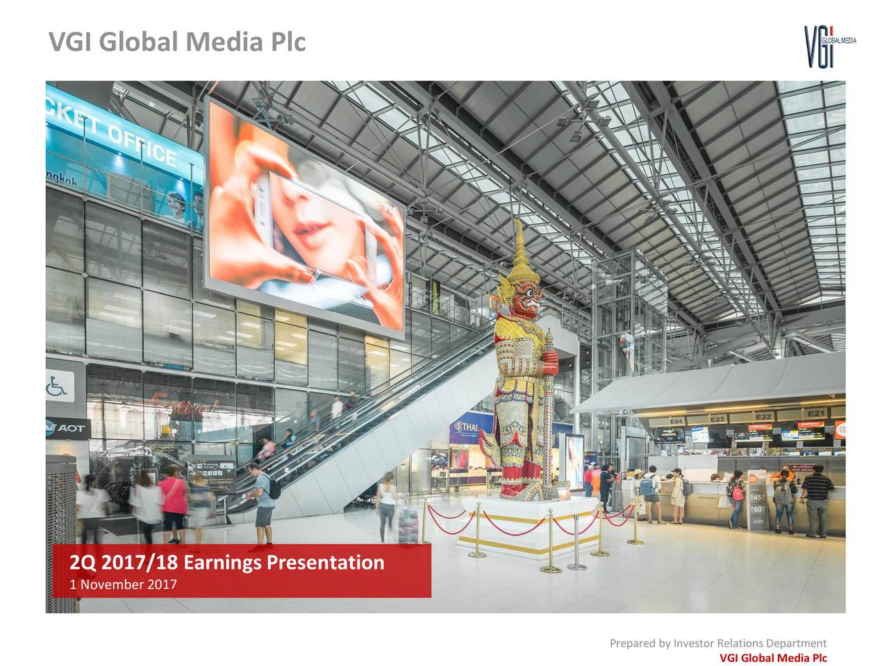 VGI Global Media Pub Co Ltd. ADR 2017 Q2 - Results - Earnings Call ...