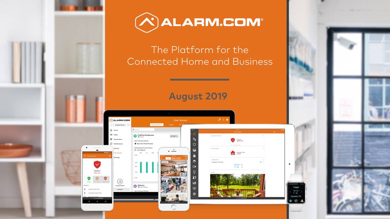 Alarm.com Holdings, Inc. 2019 Q2 - Results - Earnings Call Slides ...