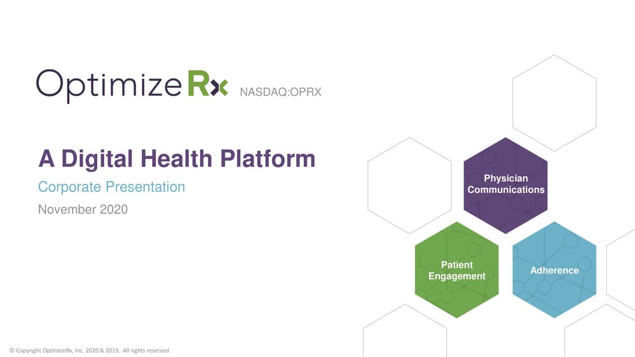 OptimizeRx (OPRX) Investor Presentation - Slideshow (NASDAQ:OPRX ...