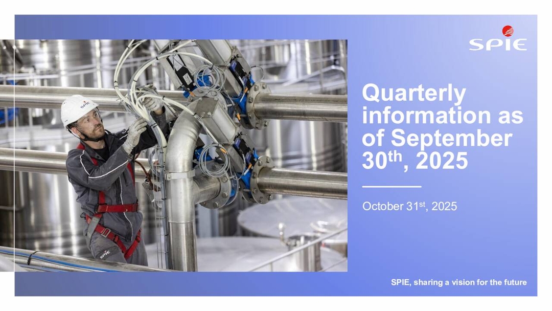 SPIE SA 2025 Q3 - Results - Earnings Call Presentation (OTCMKTS:SPIIY ...