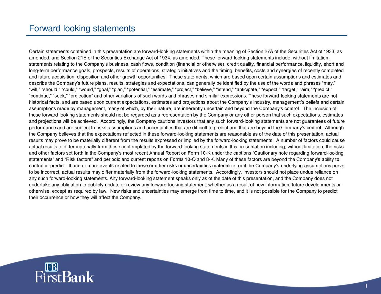 FB Financial 2018 Q3 - Results - Earnings Call Slides (NYSE:FBK ...