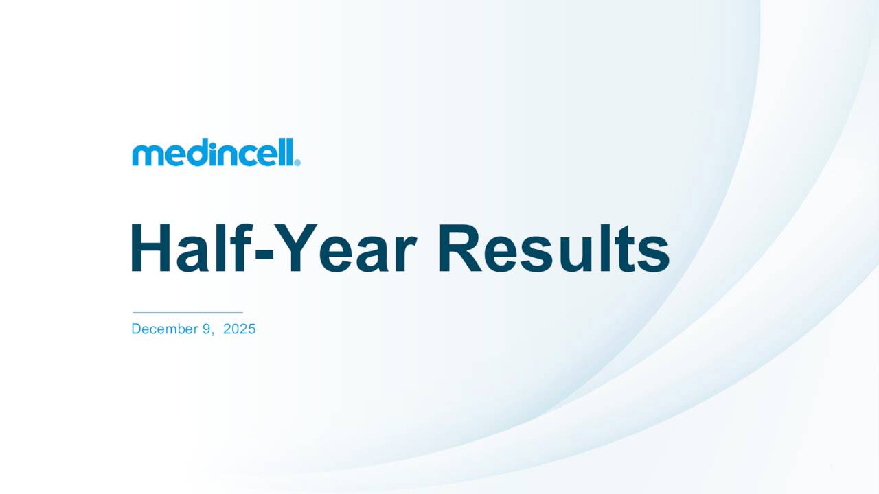 MedinCell S.A. 2026 Q2 - Results - Earnings Call Presentation (OTCMKTS ...