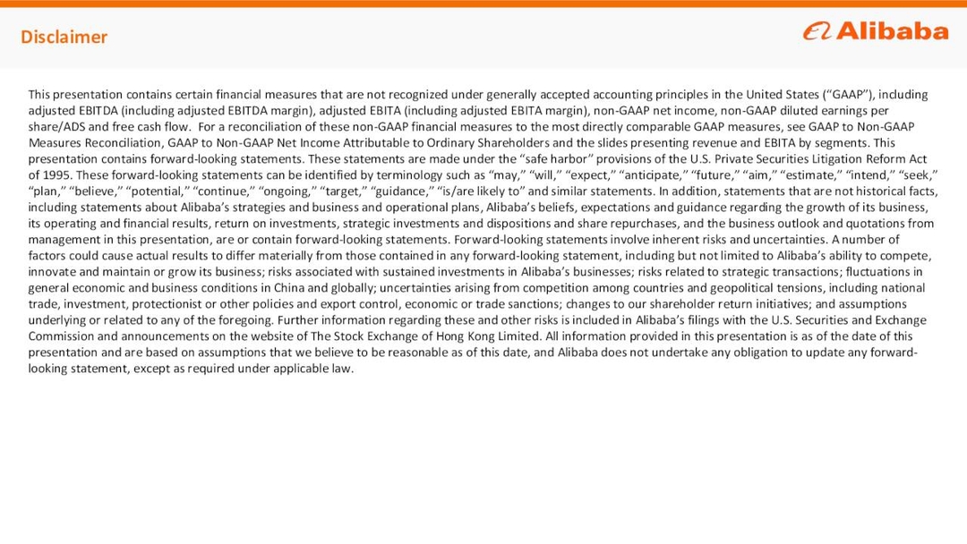 Alibaba Group Holding Limited 2026 Q2 - Results - Earnings Call ...