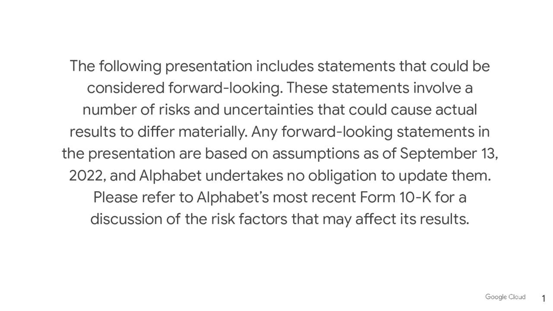 Alphabet (GOOGL) Investor Presentation - Slideshow (NASDAQ:GOOGL) 2022 ...