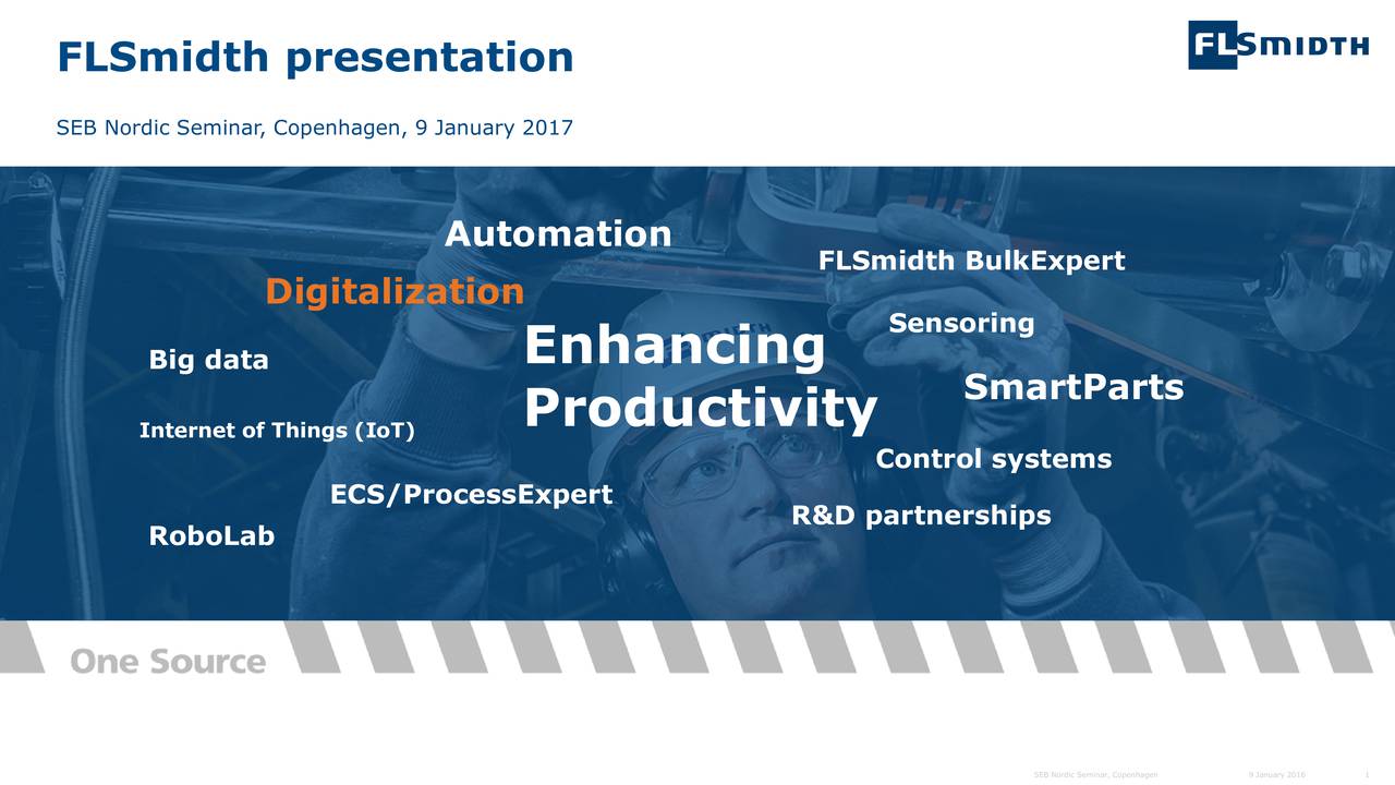 FLSmidth & Co. A/S ADR (FLIDY) presents at SEB Nordic Seminar (OTCMKTS ...