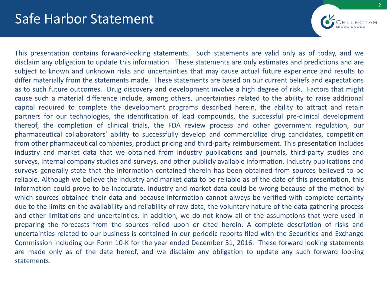 Cellectar Biosciences (CLRB) Presents At 10th Annual Biotech Showcase ...