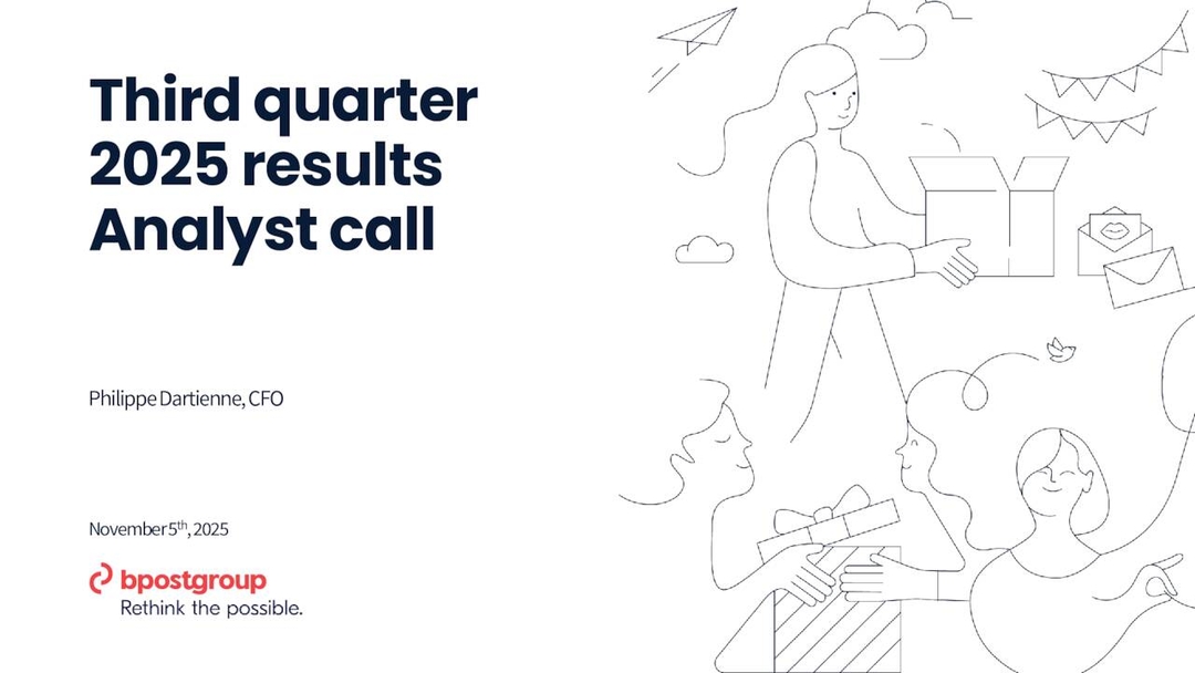 bpost NV/SA 2025 Q3 - Results - Earnings Call Presentation (OTCMKTS ...