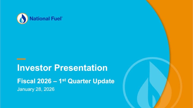 National Fuel Gas Company 2026 Q1 - Results - Earnings Call ...