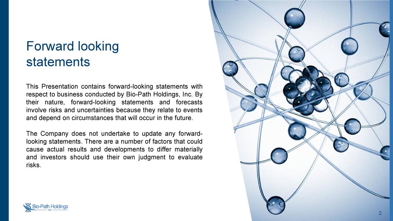 Bio-Path Holdings (BPTH) Investor Presentation - Slideshow (OTCMKTS ...