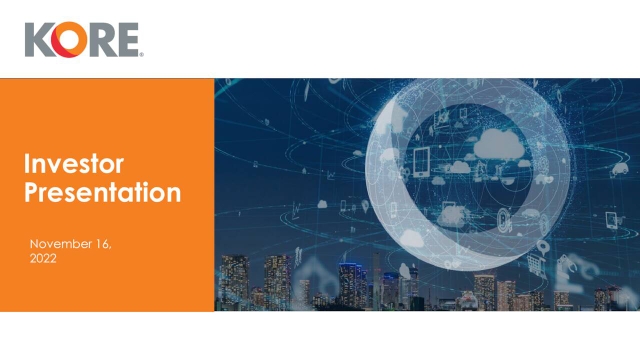 KORE Group (KORE) Investor Presentation - Slideshow (NYSE:KORE ...