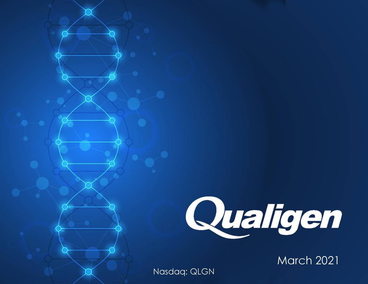 Qualigen Therapeutics (QLGN) Investor Presentation - Slideshow (NASDAQ ...