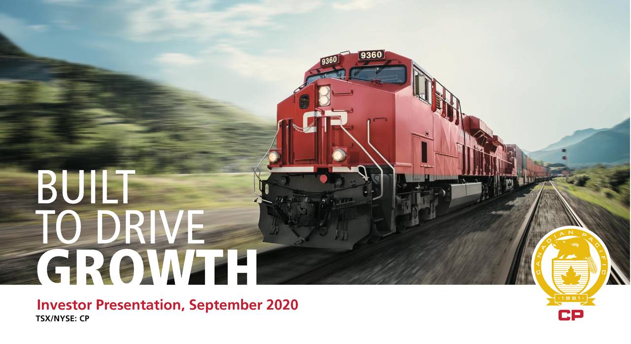 Canadian Pacific Railway (CP) Investor Presentation - Slideshow (NYSE ...
