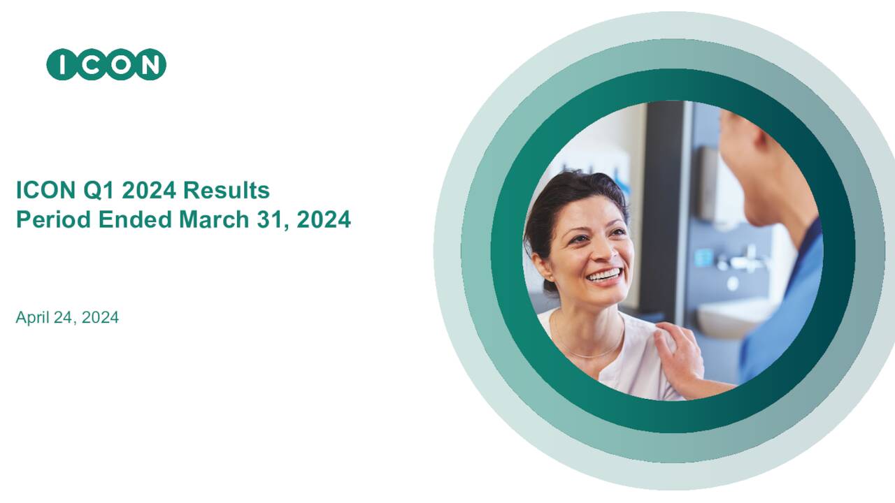 ICON Public Limited Company 2024 Q1 - Results - Earnings Call ...