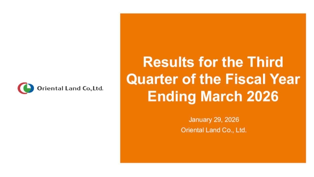 Oriental Land Co., Ltd. 2026 Q3 - Results - Earnings Call Presentation ...