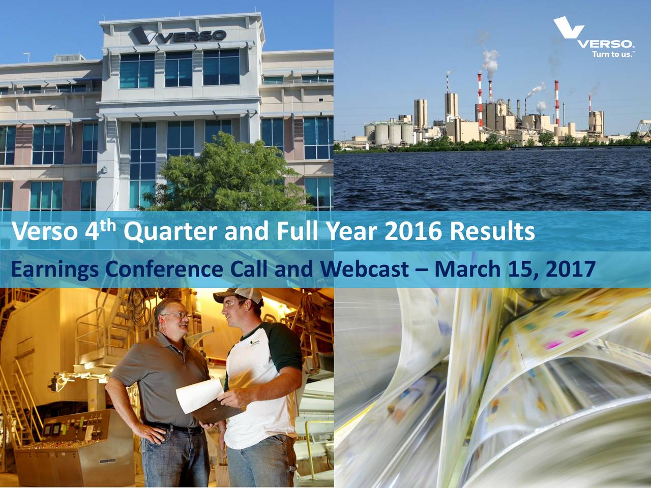 Verso Corporation 2016 Q4 - Results - Earnings Call Slides (OTCMKTS ...