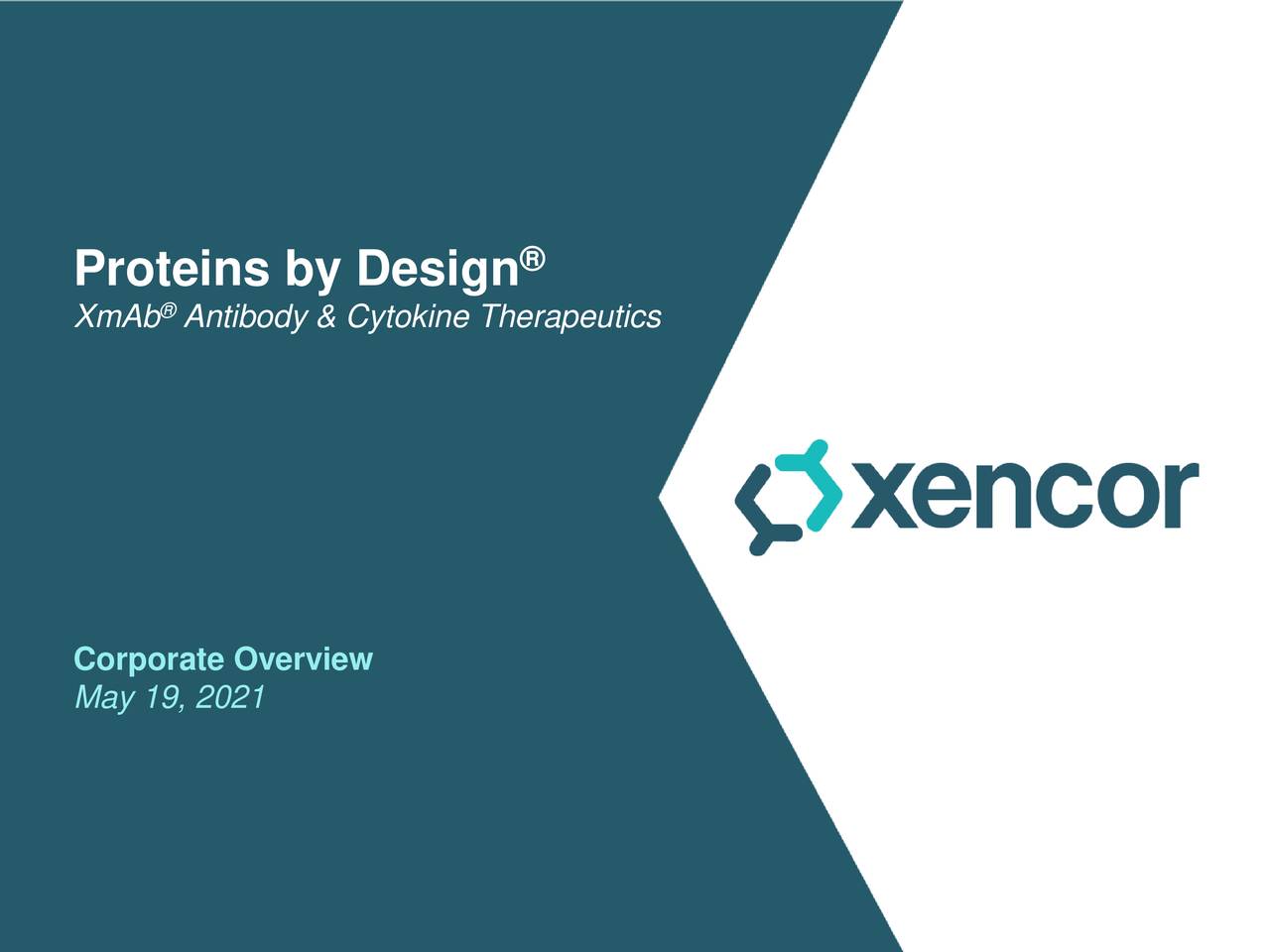 Xencor (XNCR) Investor Presentation - Slideshow (NASDAQ:XNCR) | Seeking ...