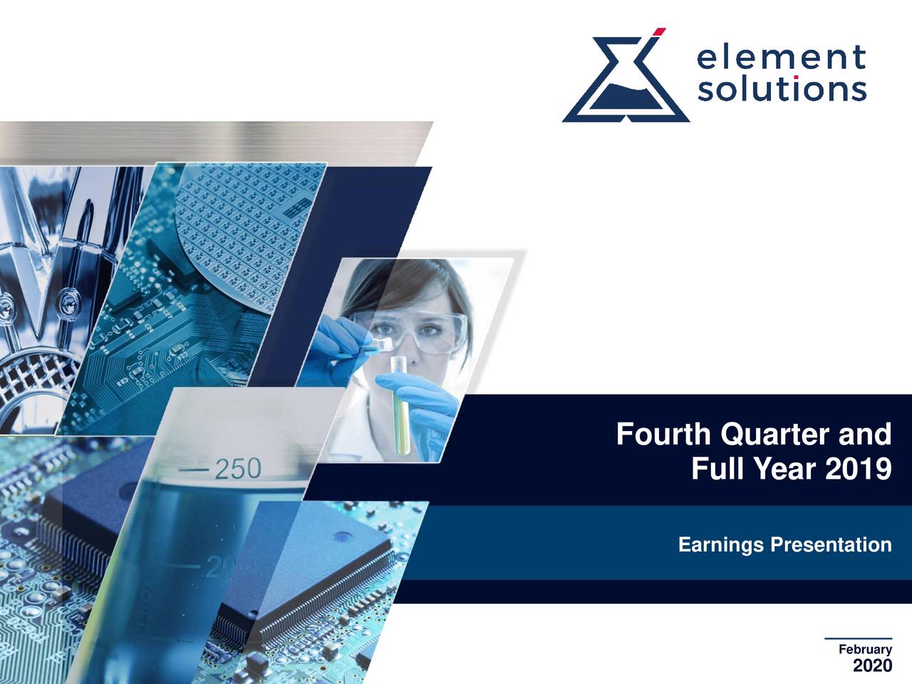 Element Solutions Inc 2019 Q4 - Results - Earnings Call Presentation ...