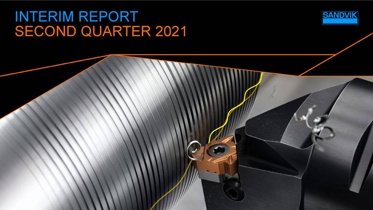 Sandvik AB (publ) 2021 Q2 - Results - Earnings Call Presentation ...