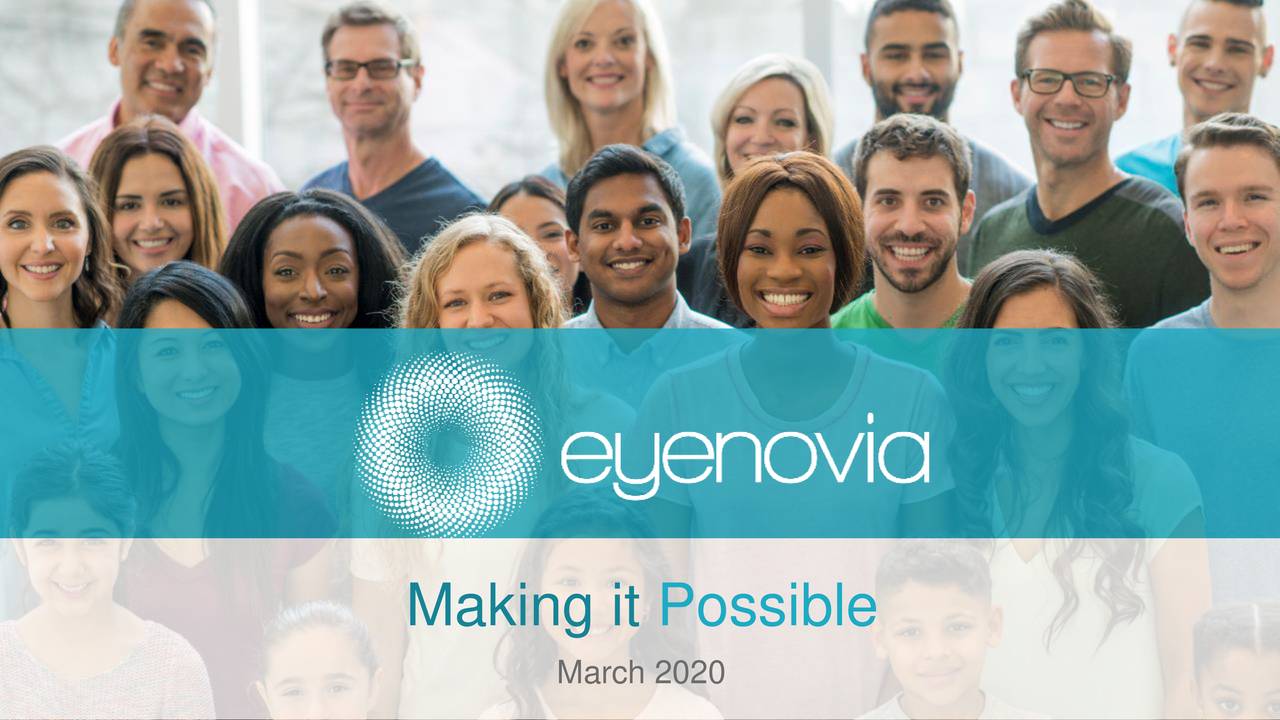 Eyenovia (EYEN) Investor Presentation - Slideshow (NASDAQ:EYEN ...