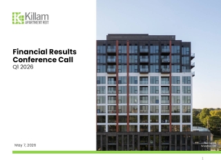 Killam Apartment REIT 2026 Q1 - Results - Earnings Call Presentation ...