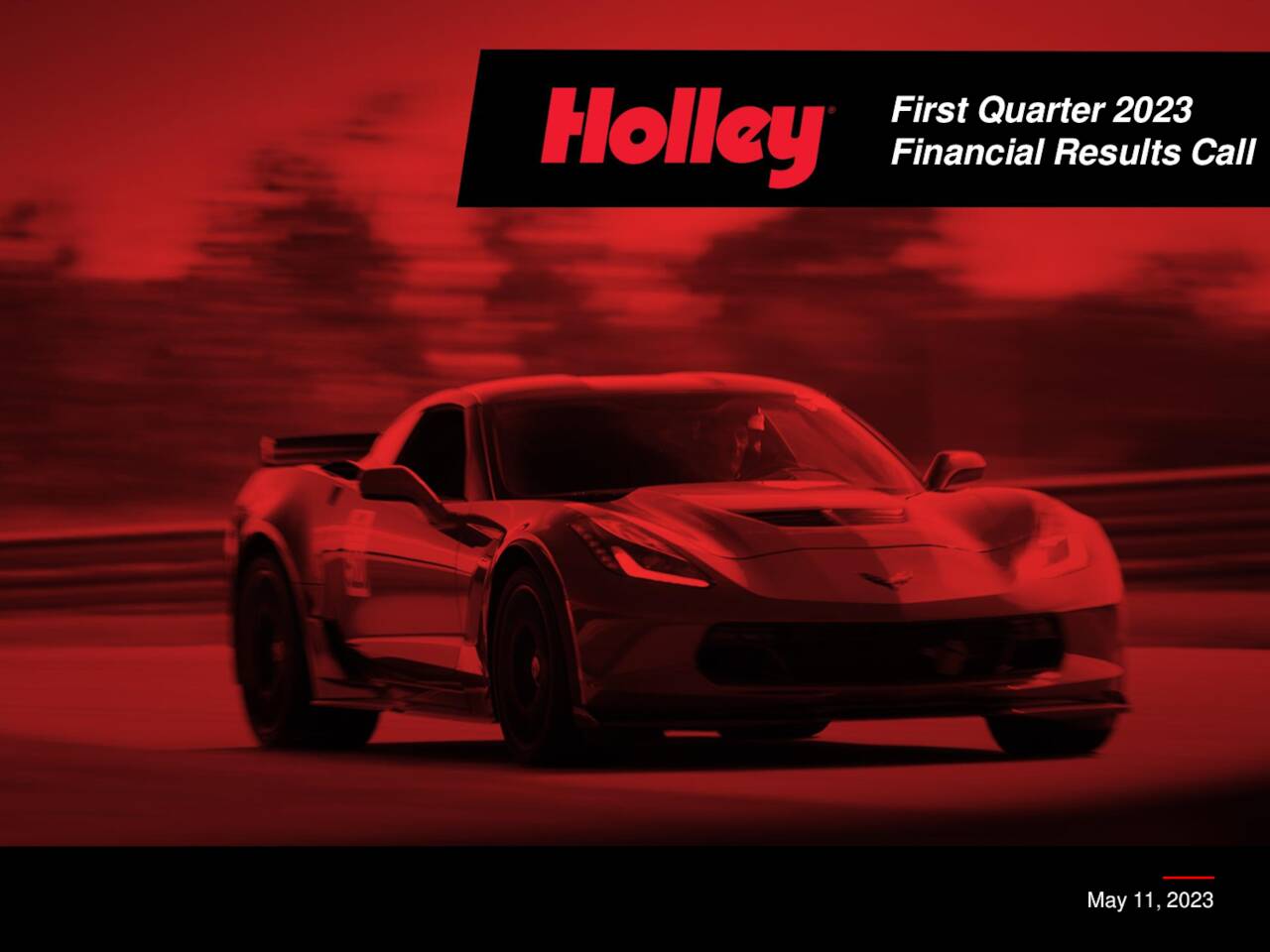 Holley Inc. 2023 Q1 - Results - Earnings Call Presentation (NYSE:HLLY ...